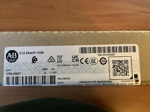 New Factory Sealed 1756-EN2T Ser D ControlLogix EtherNet/IP Module ...