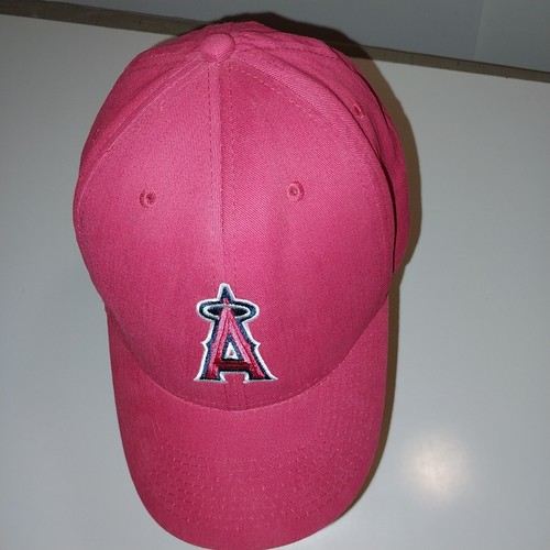 MLB Fan Favorite Los Angeles Angels Halos Red Strapback Hat Cap Genuine ...