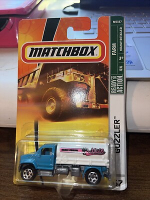 Matchbox Farm 4/6 (2007) Blue & White Milk Guzzler Toy Truck #67 | eBay