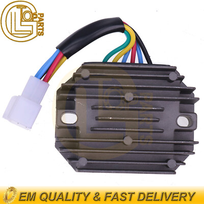 12V Voltage Rectifier Regulator 6 Wires 185516061 for Perkins 400 ...