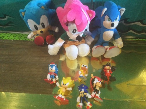SONIC THE HEDGEHOG PLUSH LOT-VINTAGE PLUSHIES & FIGURES | eBay