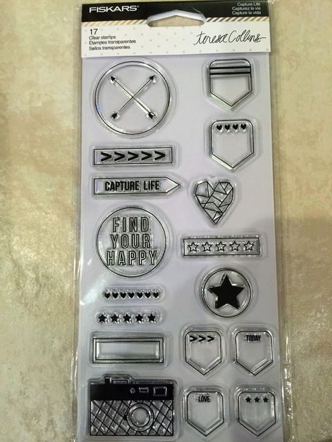 FISKARS Clear Acrylic Stamp Set CAPTURE LIFE 17 pc for sale online | eBay