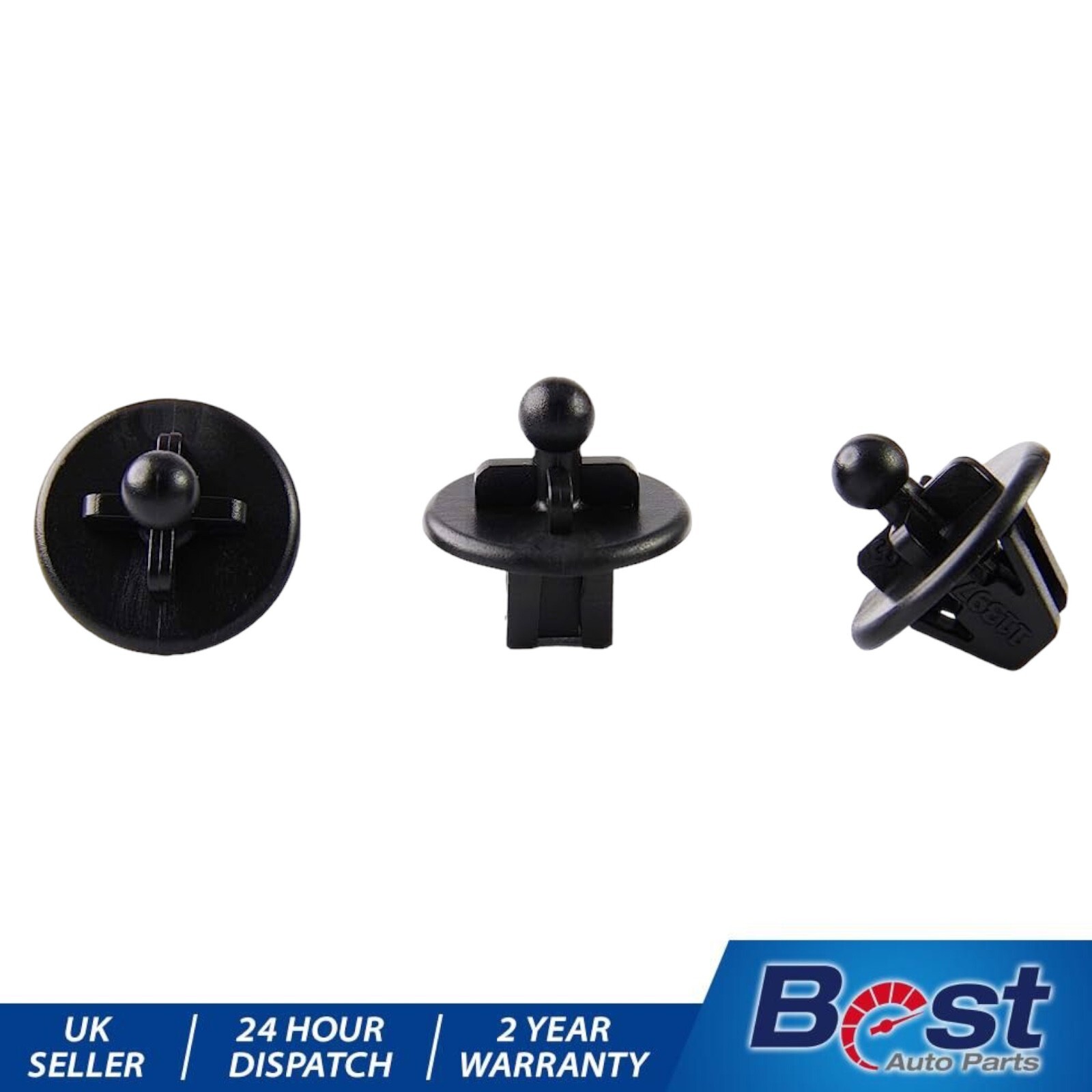 REAR BOOT PARCEL SHELF CLIPS FOR FORD FIESTA MK5 2002-2008 FUSION ...