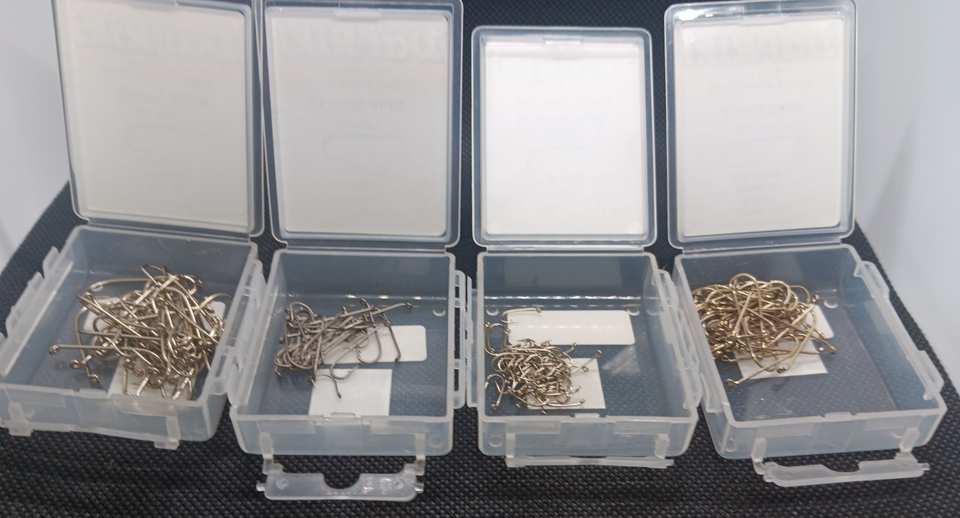 DAI-RIKI, FLY TYING HOOKS, NYMPH HOOKS, LOT OF 7-- ASSORTED SIZES. LOW ...