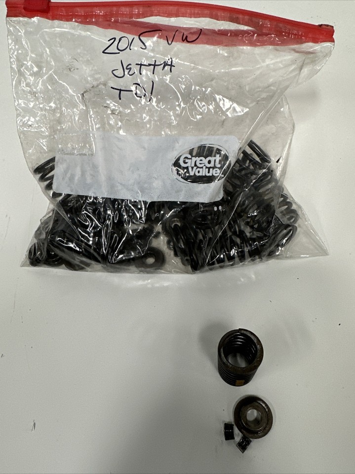 2015 VW JETTA 2.0 TDI DIESEL CVCA VALVE SPRINGS,RETAINERS & KEEPERS SET ...