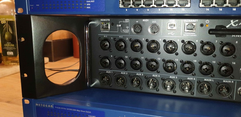 Recessed Rack Ears for Behringer Digital Mixers XR16 XR18 SD18 Midas ...