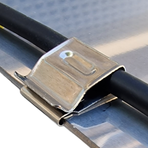 PV Kabel Clip Kantenclip Edelstahl Solarkabel Kabelbinder Edgeclip ...