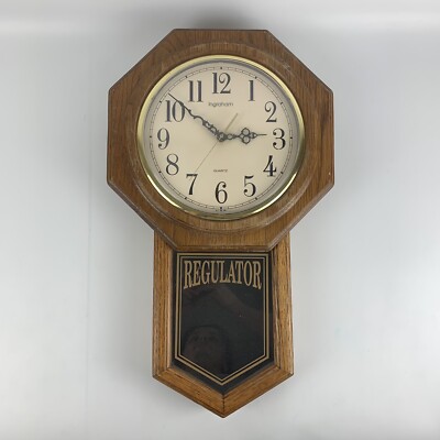 Antique Regulator Schoolhouse Wall Clock - Wall Design Ideas