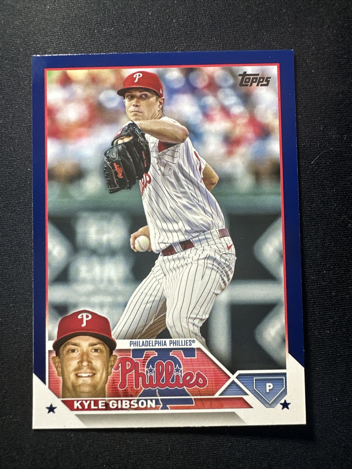 2023 Topps Series 1 Blue Border #96 Kyle Gibson Philadelphia Phillies ...