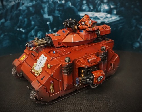 Baal Predator Blood Angels painted Warhammer 40k Primaris Space Marines ...
