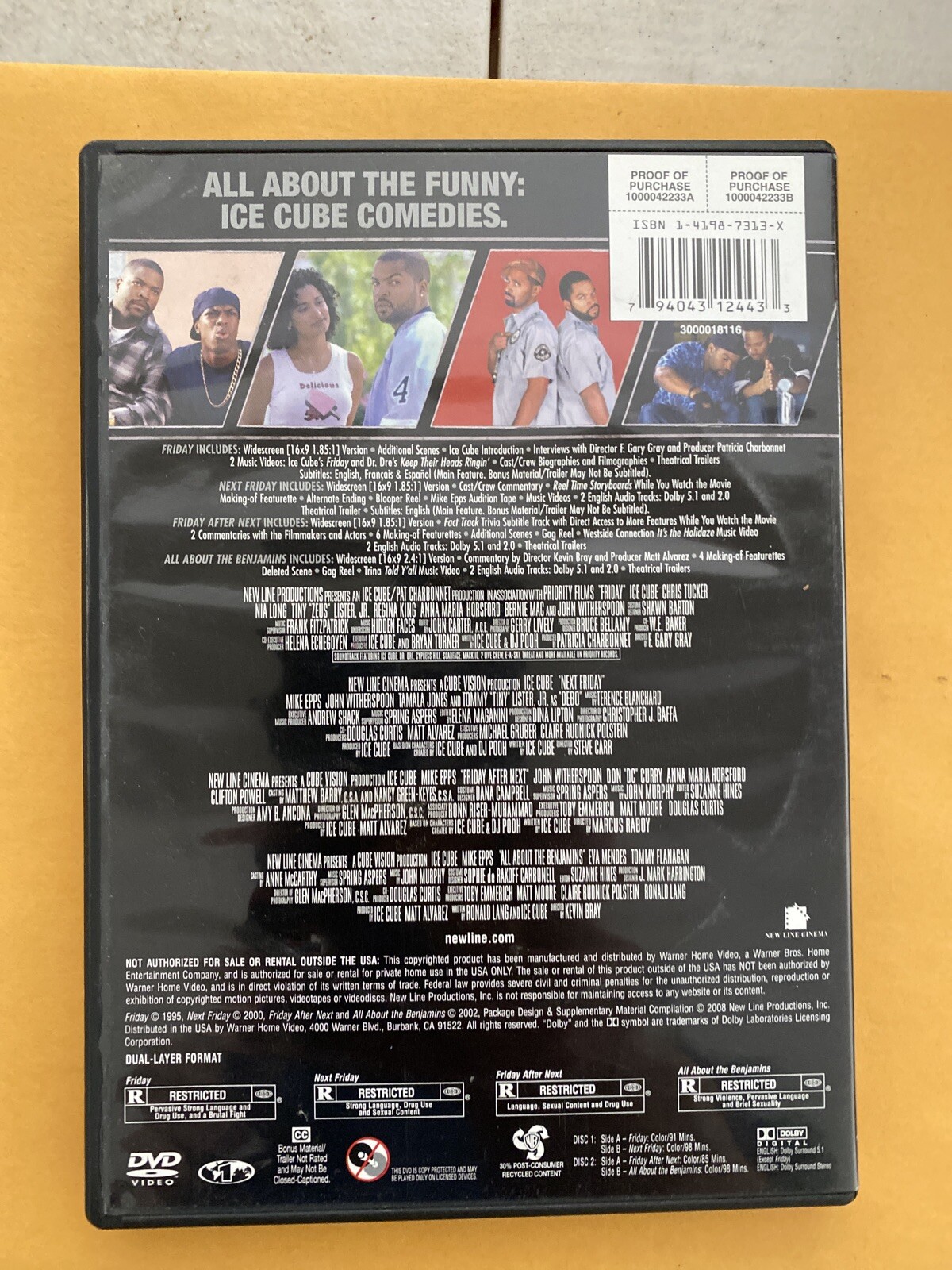 4 Film Favorites Ice Cube Collection (DVD 2008) | eBay