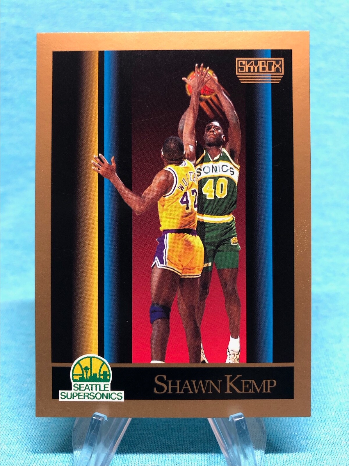 Shawn Kemp 1990-91 SkyBox RC Rookie #268 Seattle SuperSonics | eBay