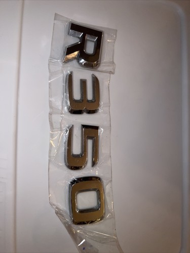 Chrome Number Letters Trunk Badge Emblems Stickers Mercedes Benz R ...