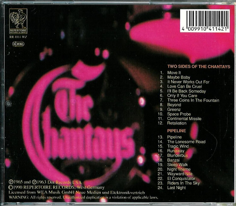 CHANTAYS " Two sides of... / Pipeline " Repertoire CD neuwertig ! | eBay