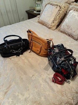 handbags womenLot of three handbags,Two Coaches and one Fossil | eBay