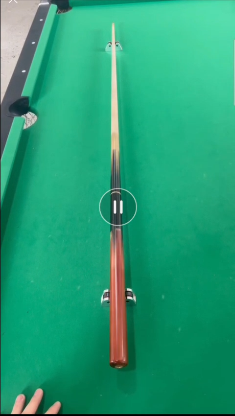 BEAUTIFUL Hand made 3/4 Snooker Pool Cue 20oz 9mm tip 57in 145cm Heavy ...
