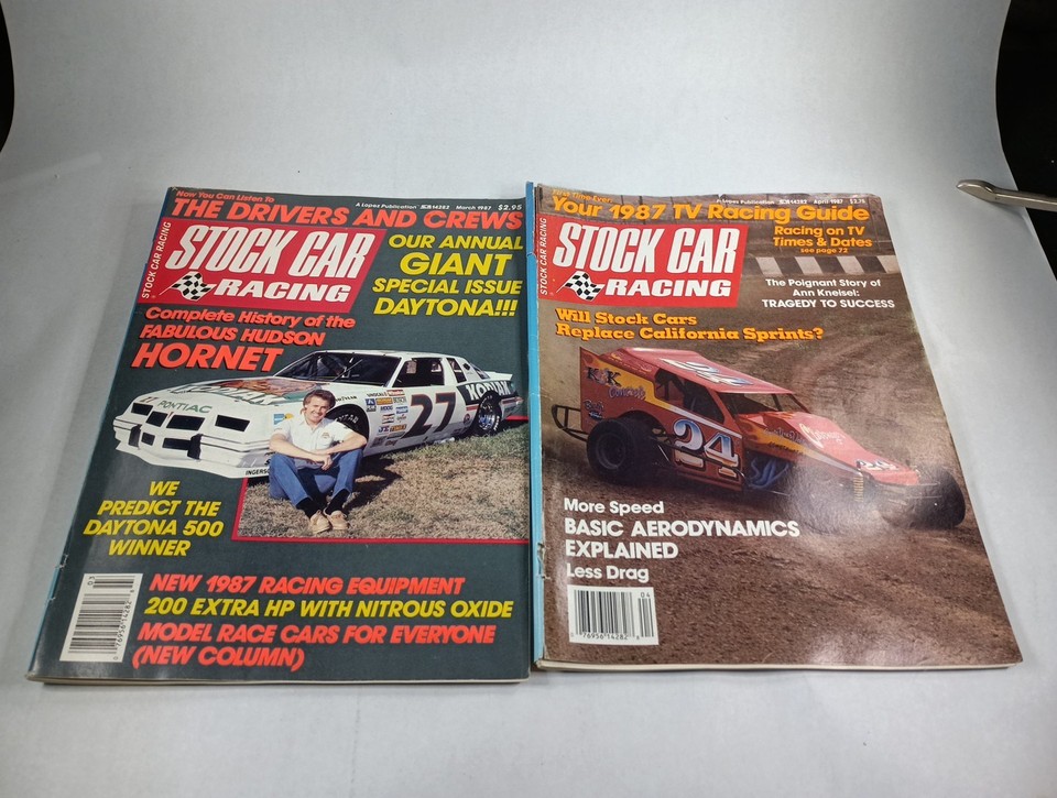 Stock Car Racing Magazine 1987 - 10 Issues Vtg NASCAR Collectors Lot | eBay