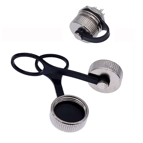 Waterproof Dust Metal Cap Aviation Connector Plug | eBay