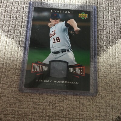 2006 Upper Deck Ovation Apparel #JB Jeremy Bonderman Jersey - NM | eBay