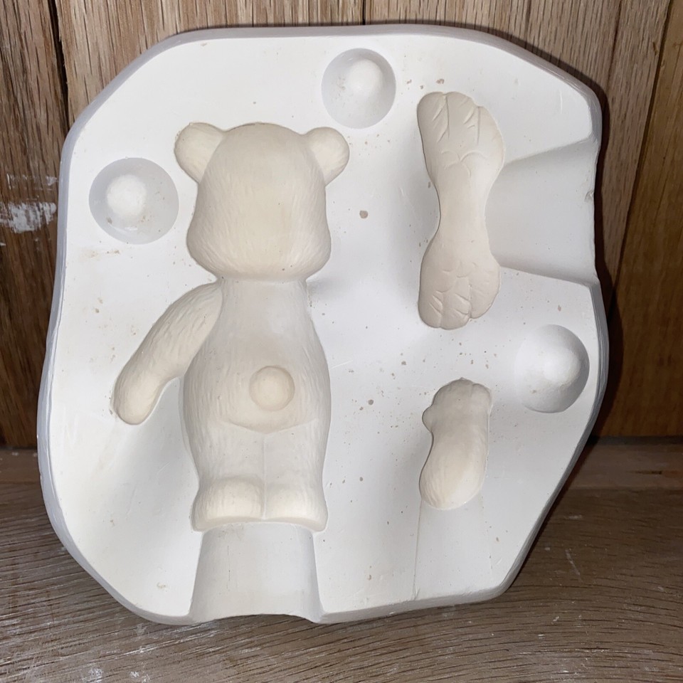 Scioto Ceramic Slip Mold 1908 Standing Bear With Optional Wings | eBay