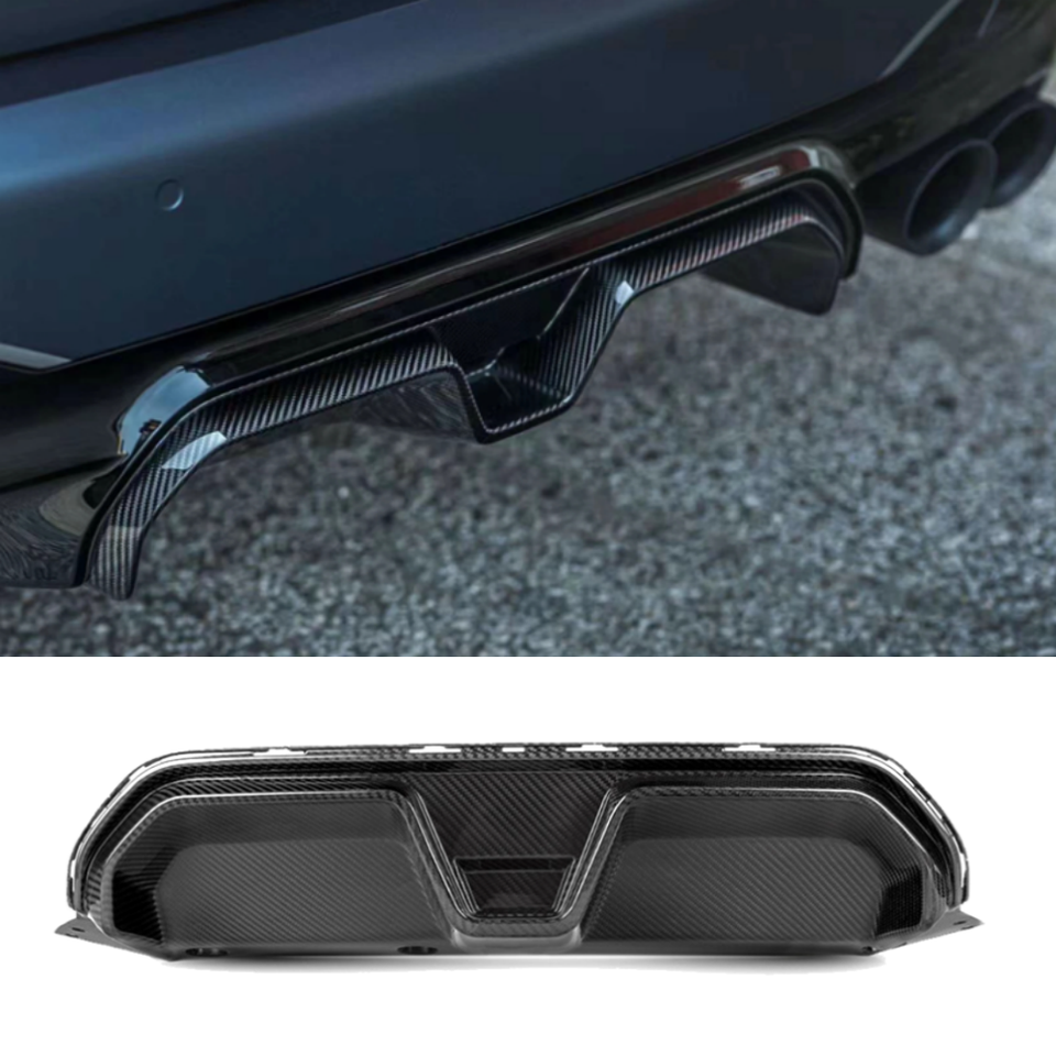 For BMW F90 M5 2018-20 Carbon Fiber Car Rear Diffuser Lip | eBay