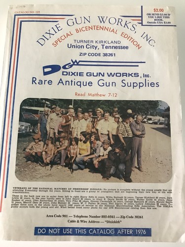 Dixie Gun Works Special Bicentennial catalog #125 | eBay