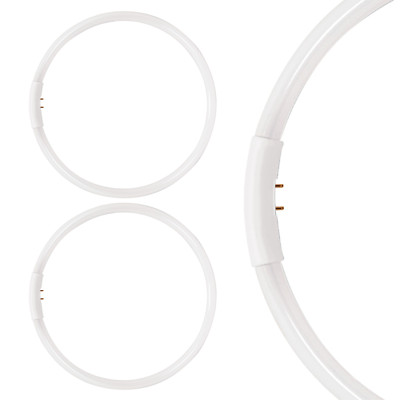 2 Pack FC22T5/865 FC9T5/865 9-inch Fluorescent Circline 22W 4-Pin G10q ...