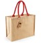 Westford Mill Large Plain Classic Jute Reusable Tote Shopping Bags | eBay