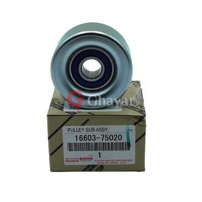 1660375020 Genuine Toyota PULLEY SUB-ASSY, IDLER 16603-75020 | eBay