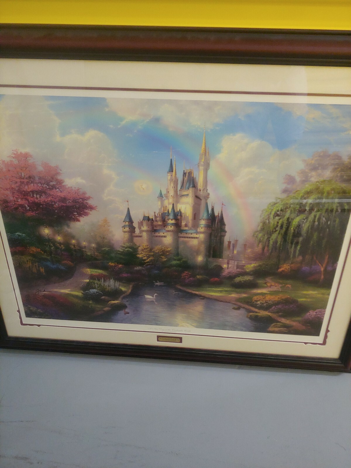 Thomas Kinkade Disney Cinderella Castle