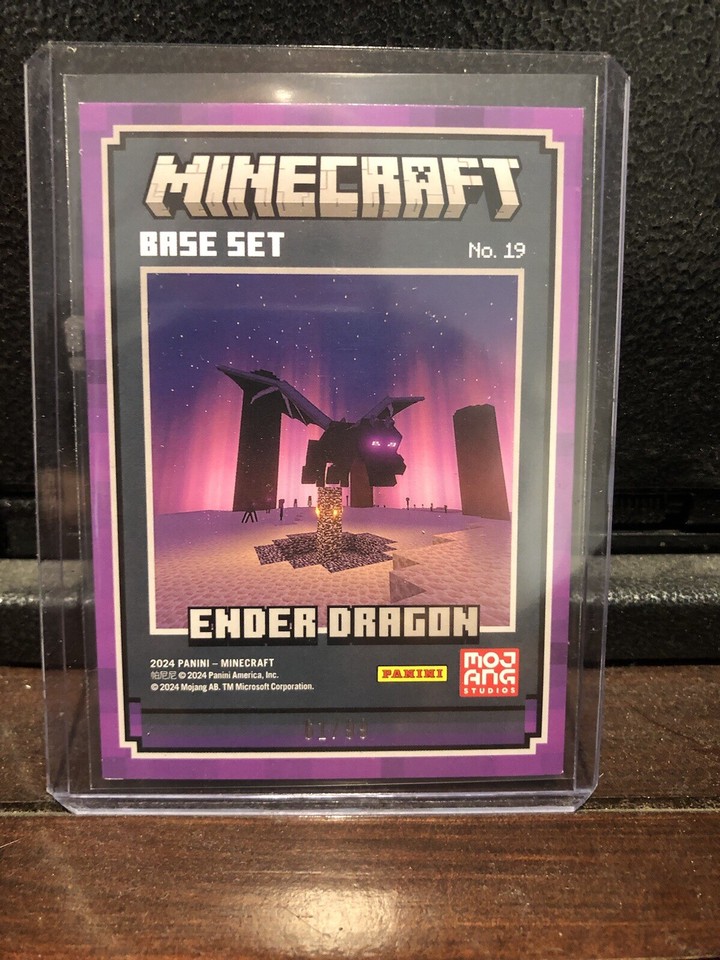 2024 Minecraft Trading Cards Ender Dragon #19 Gold /99 | eBay