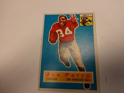 1956 Topps Football Joe Perry San Francisco 49ers Card #110 | eBay