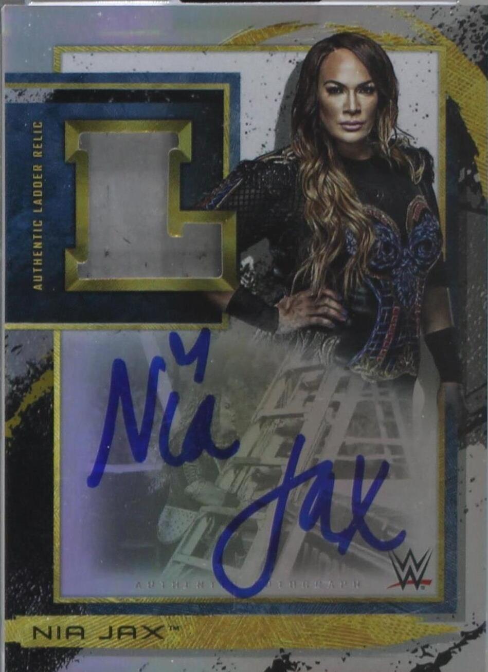 2020 Topps Fully Loaded - Autographed Ladder Relics Nia Jax #L-NJ /99 ...