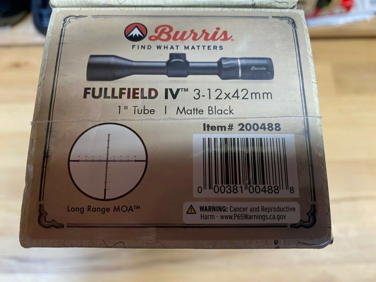 Burris 120629 200488 Fullfield IV Scope for sale online | eBay