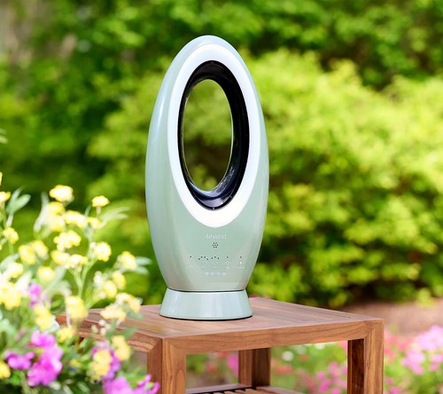 Cordless Indoor/Outdoor 4-Speed Bladeless Fan Denim | eBay