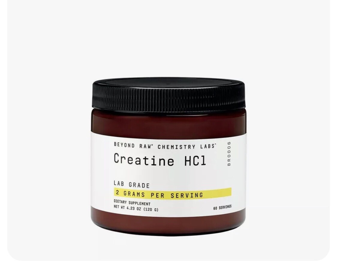 Beyond Raw Chemistry Labs Creatine HCl Powder - 60 Servings for sale ...