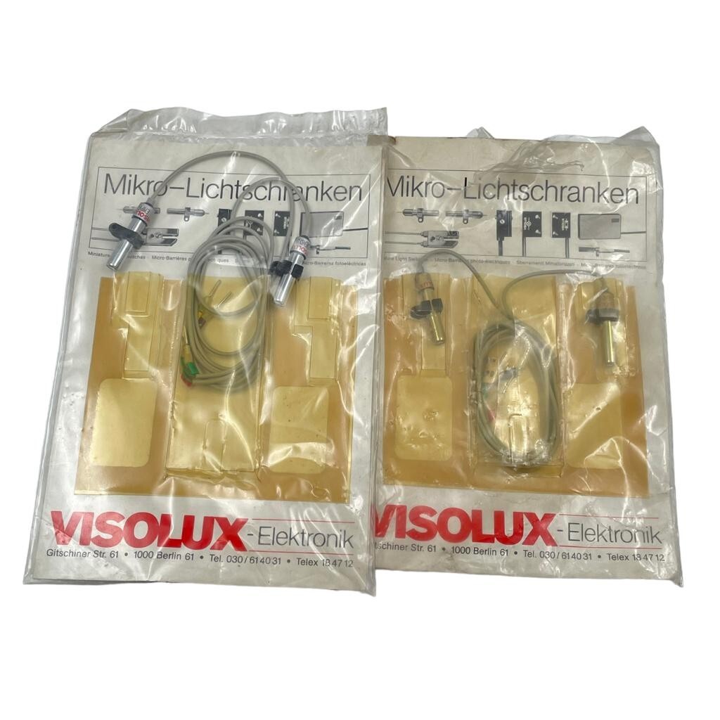 2x2 Visolux-Elektronik ML 2 Miniature Light Barrier Sensor ML2 | eBay
