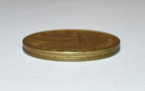 New Zealand Two Dollars Coin Error 1990 Security Groove, Cross Above ...