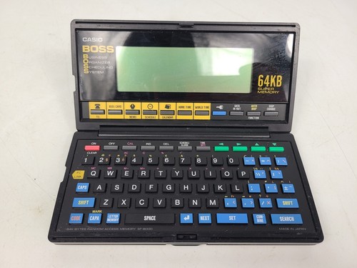 Casio BOSS SF-8000 64KB PDA Business Organizer Scheduling System ...