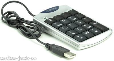 USB NUMERIC KEYPAD WITH BACKSPACE & TRIPLE ZERO KEY, FOR NOTEBOOK ...