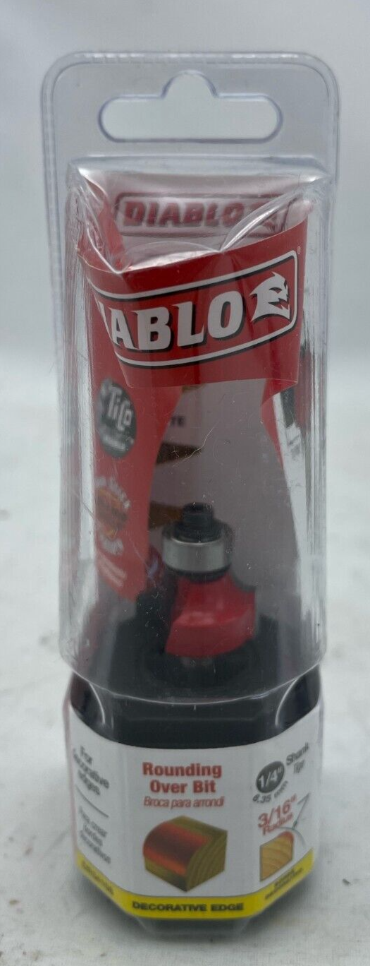 Tr111210 DR34108 Diablo 3/16 In. Radius Rounding Over Bit for sale ...