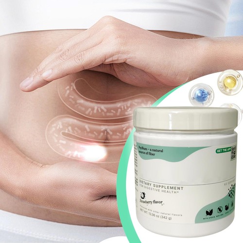 Colon Broom Fiber Supplement for Digestive Health- Strawberry Flavor ...