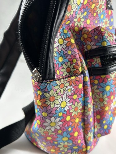 The Simpsons Lisa Floral Retro Mini Backpack Purse - Mad Engine | eBay