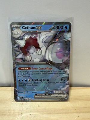 Pokemon TCG: Cetitan ex 065/182 (Scarlet & Violet: Destined Rivals ...