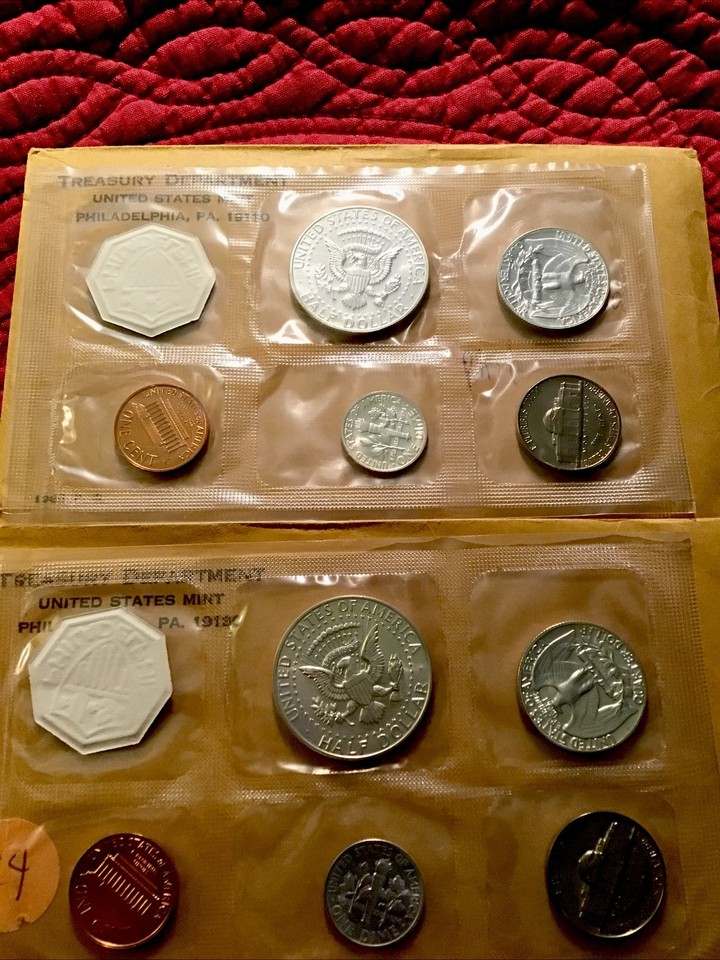 2, 1964 US Silver Proof Sets. Each Set Has .61 Oz Of Silver! | eBay