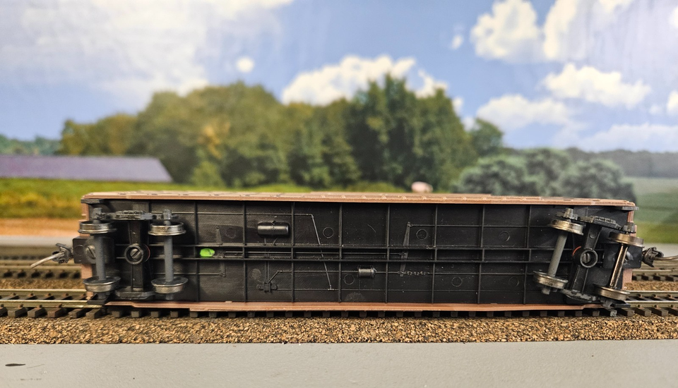 HO Roundhouse 50’ Waffle Box Car Kansas City Southern KCS Weathered | eBay