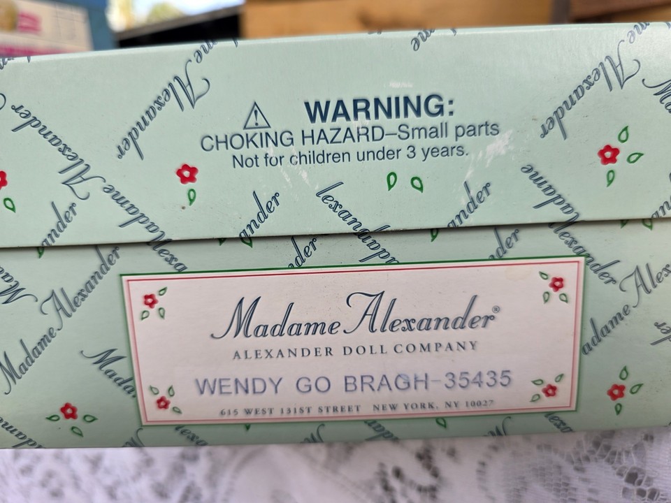 Madame Alexander Wendy Go Bragh! 8" Doll w Box Ireland Irish St Patrick ...