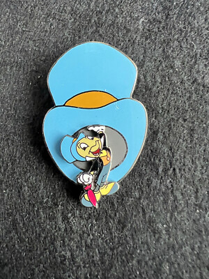 Disney DLR - Big Hat Series (Jiminy Cricket) Blue Pinocchio Pin LE | eBay