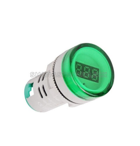 AC60-500V 22MM LED Voltmeter Voltage Meter Indicator Pilot Light New ...