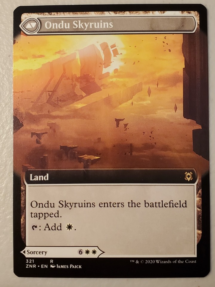MTG Ondu Inversion / Ondu Skyruins ZNR 321 Extended Near Mint | eBay